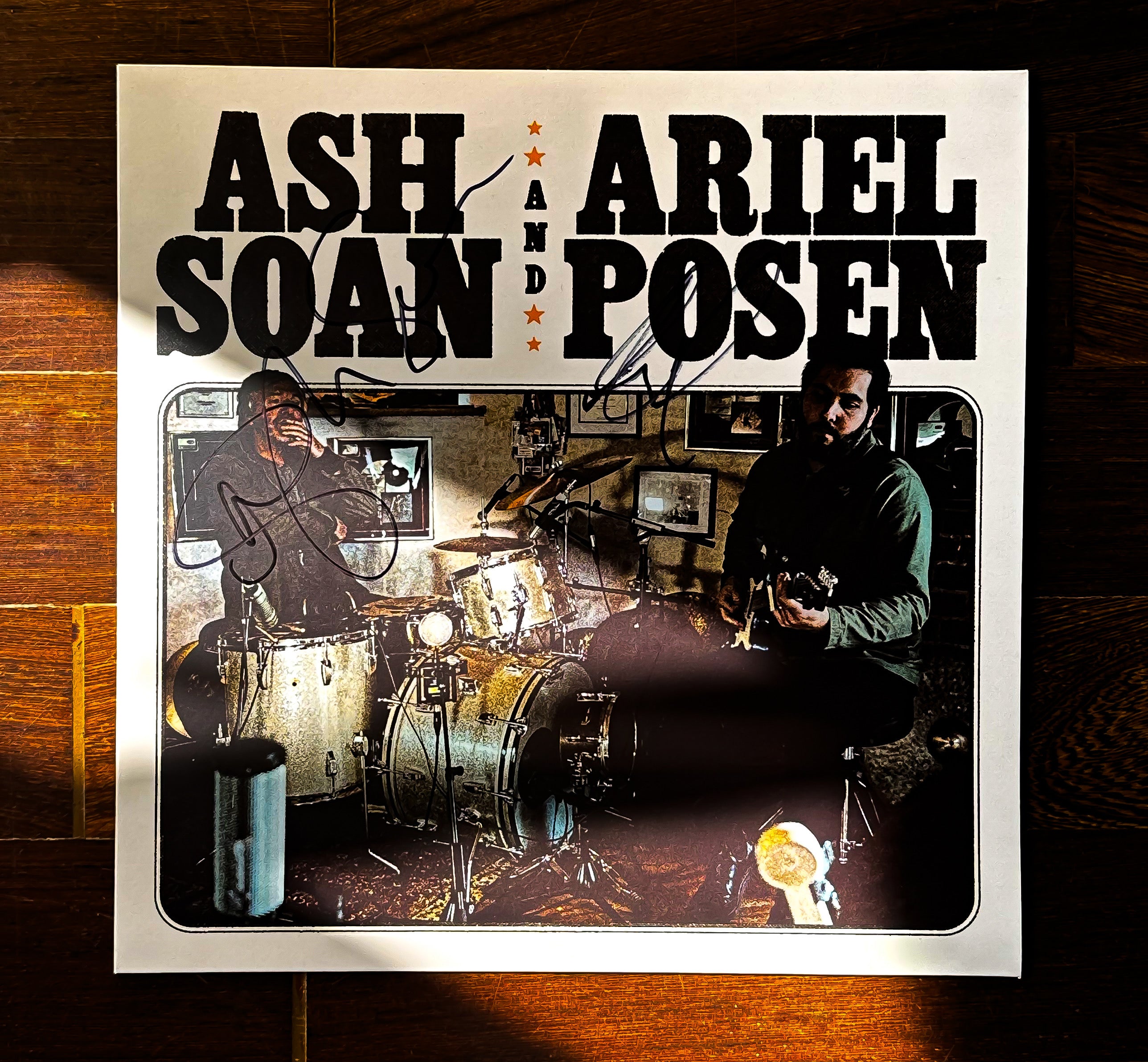 Ash Soan & Ariel Posen Signed 10" Vinyl Album – Ambient Island